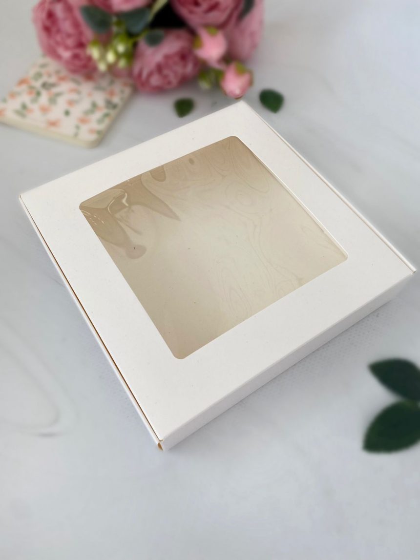 Упаковка под торт/чизкейк, белая - Centerpack