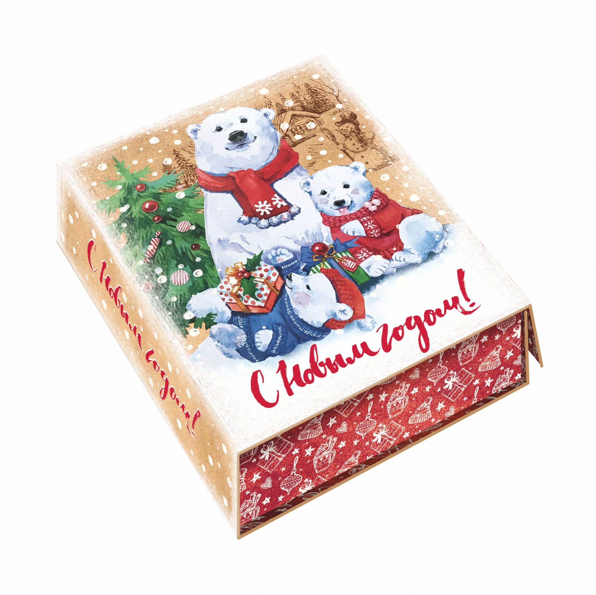 Коробка шкатулка подарочная "Новогодняя радость" купить с доставкой по ...